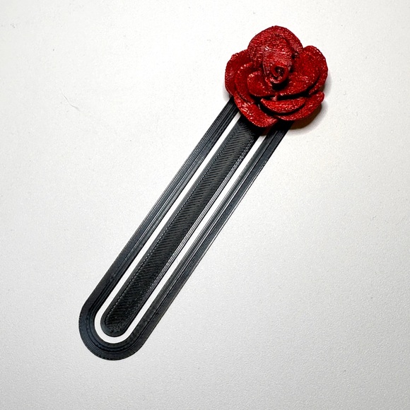 Other | Rose Bookmark 3d Printed Cell Phone Stand Custom Colors ...